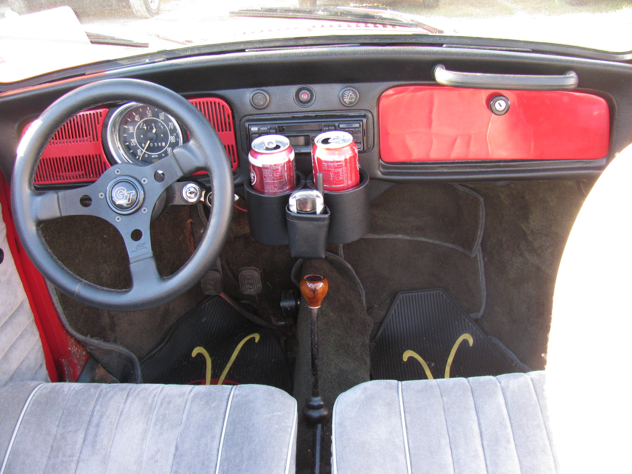 Volkswagen Beetle Plug-N-Chug Dual Drink Holder 1958-1977